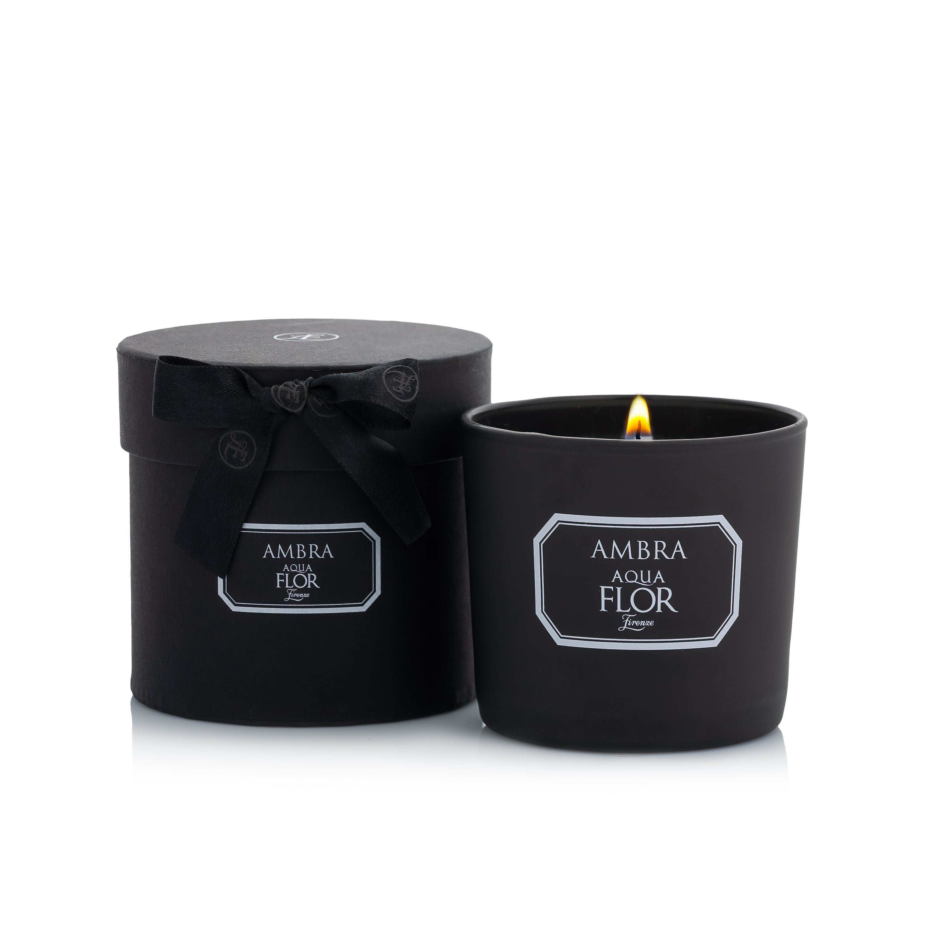 Amber scented candle Ambra
